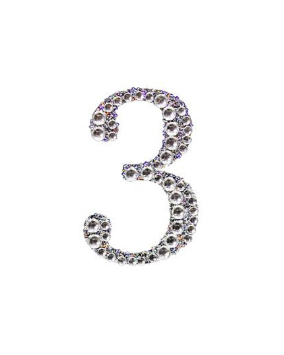 rhinestone number