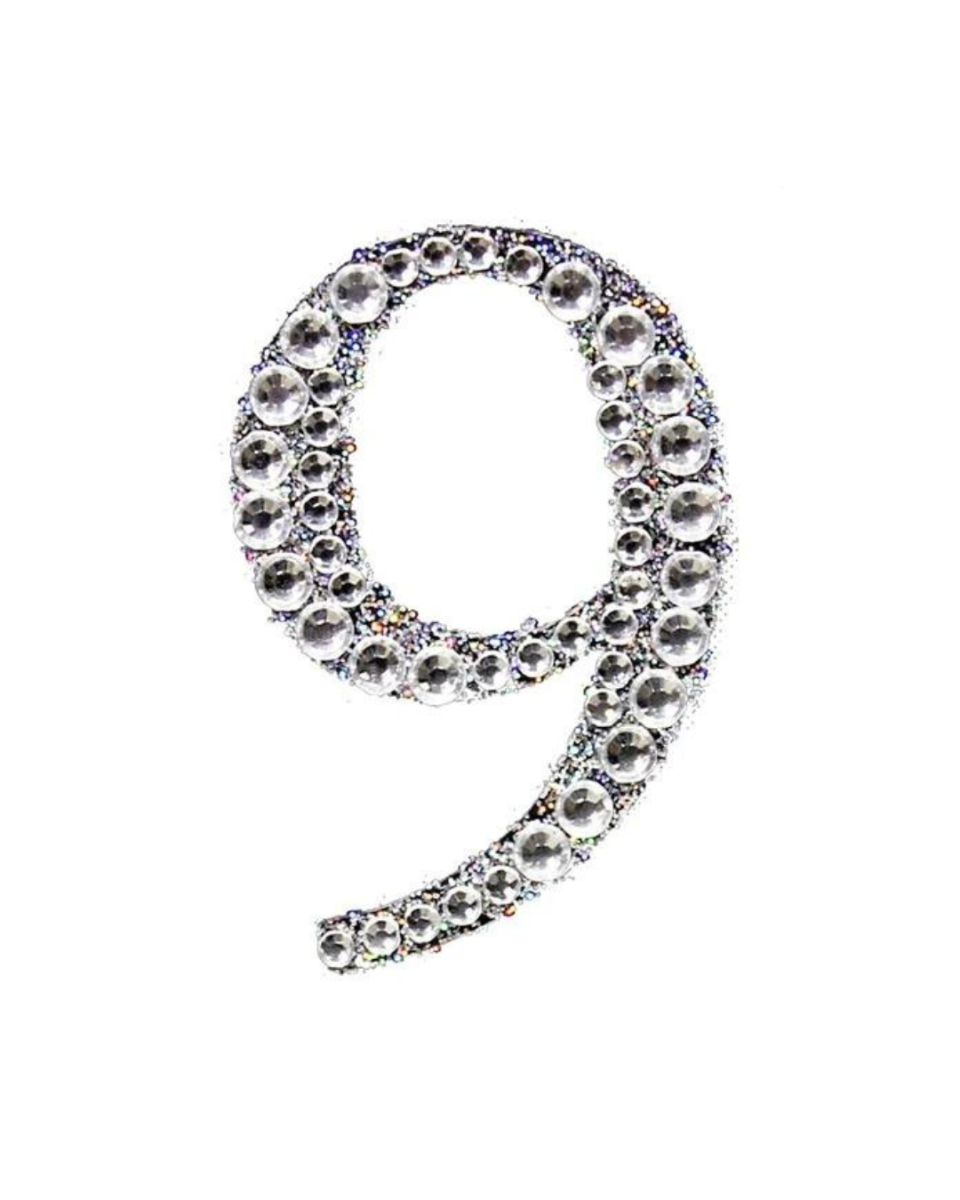 rhinestone number