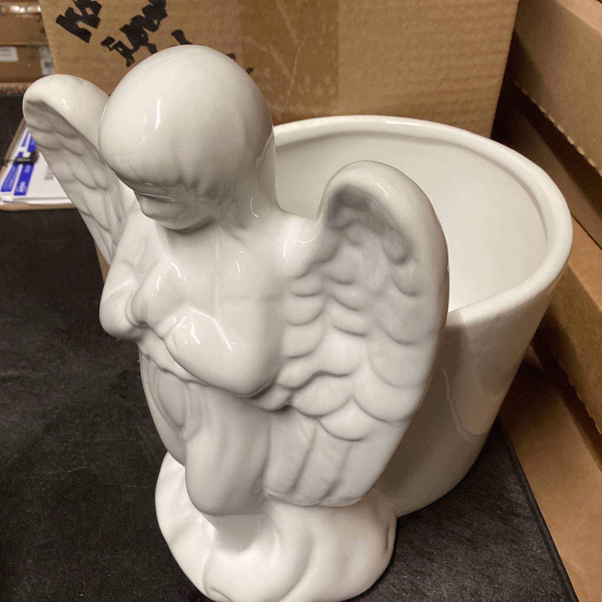 10” Angel Planter Pot | Amistad Floral & Crafts LLC